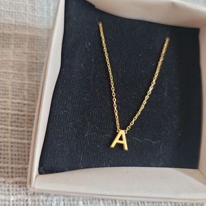 Jewelry | Nib A Gold Necklace | Poshmark
